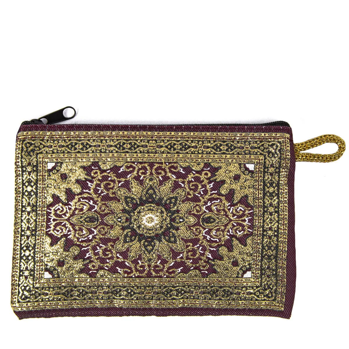Turkish Woven Wallet - Coin Purse with Ottoman Carpet Design
