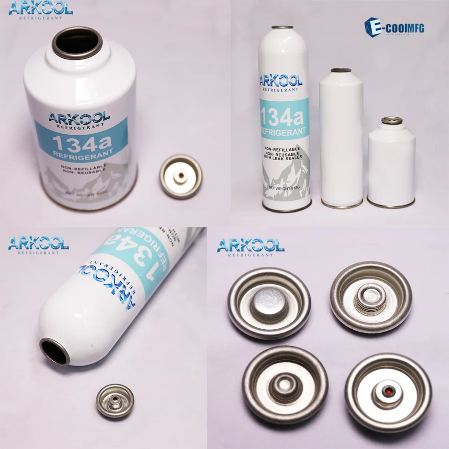 Tetrafluoroethane Hfc-134a Air Conditioner 99.99% Refrigerant Gas R134a ...