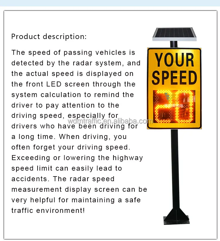 Saudi Arabia Speed Limit Signs - Solar Radar Solutions