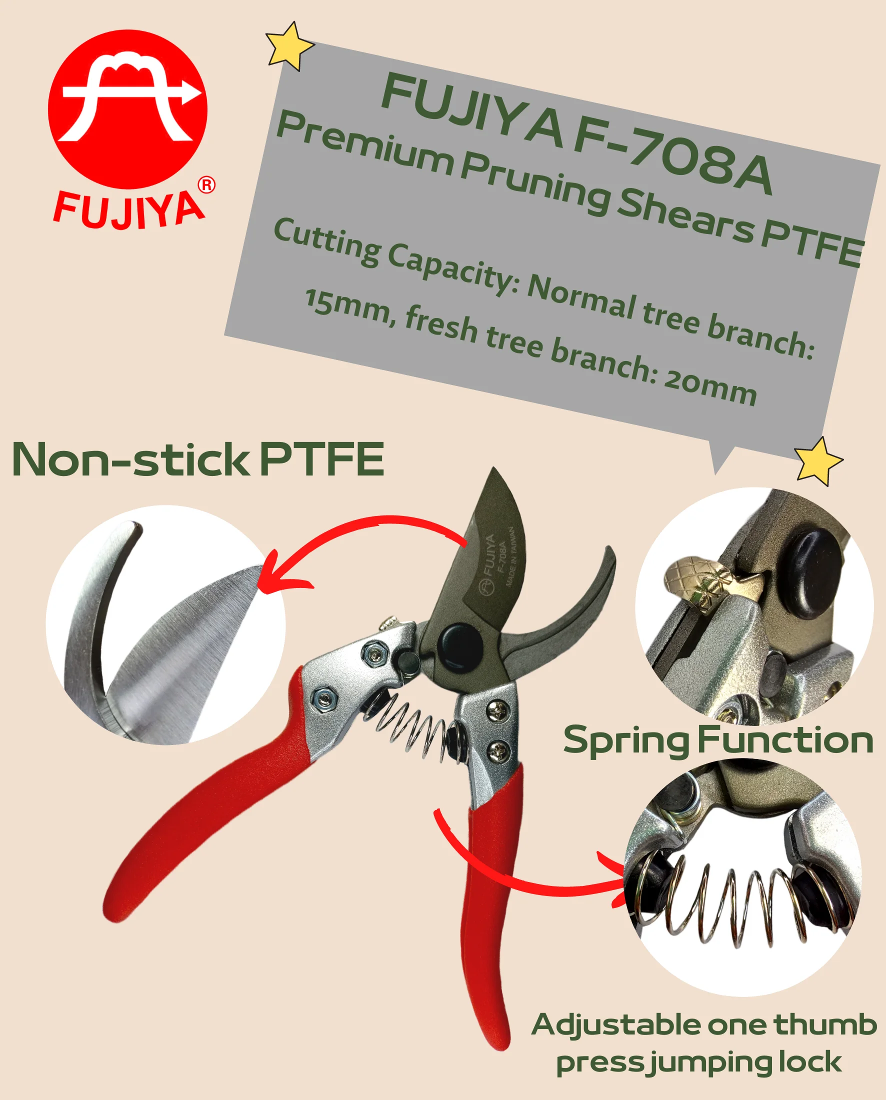 FUJIYA Powerful Scissors for the Branches and Gardening| Alibaba.com