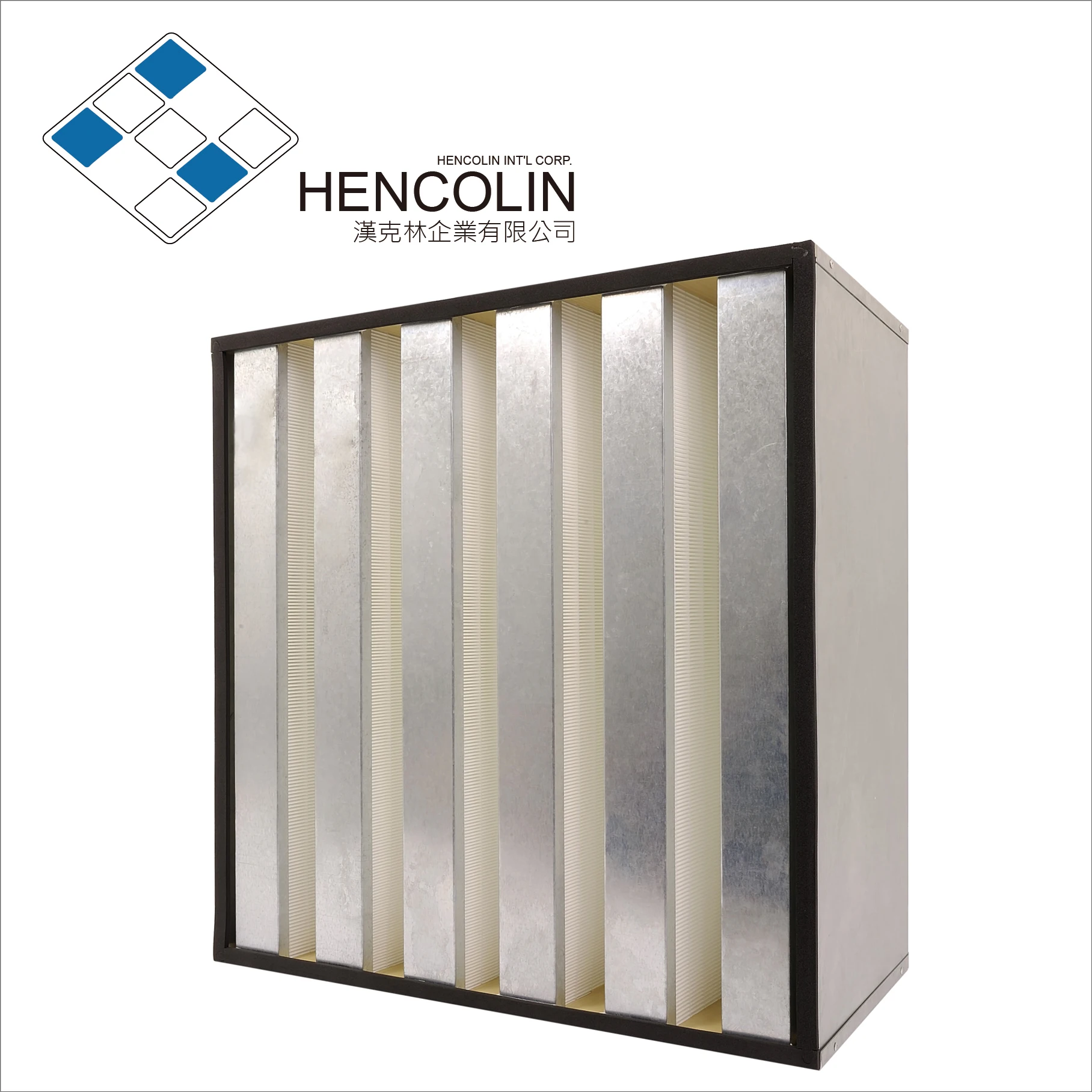 Hencolin V Type Air Filter For Gas Turbine Air Conditioning - Buy V Type Hepa Filter,V Bank ...