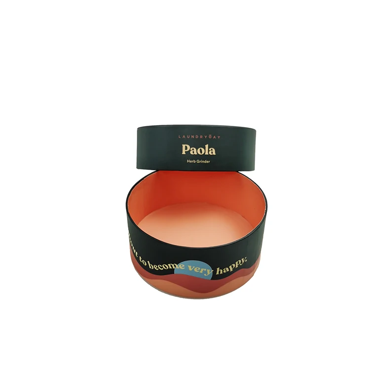 OEM Round Circle Gift Packaging Box Cardboard Cylinder Small Box ...