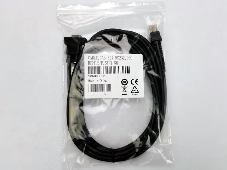 SOTESIN 5m Serial RS232 to RJ50 Pure Copper Barcode Scanner Cable 1D 2D ...