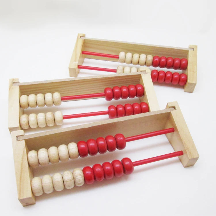 Student Counting Frame Wooden Abacus Rekenrek Counting For Math ...