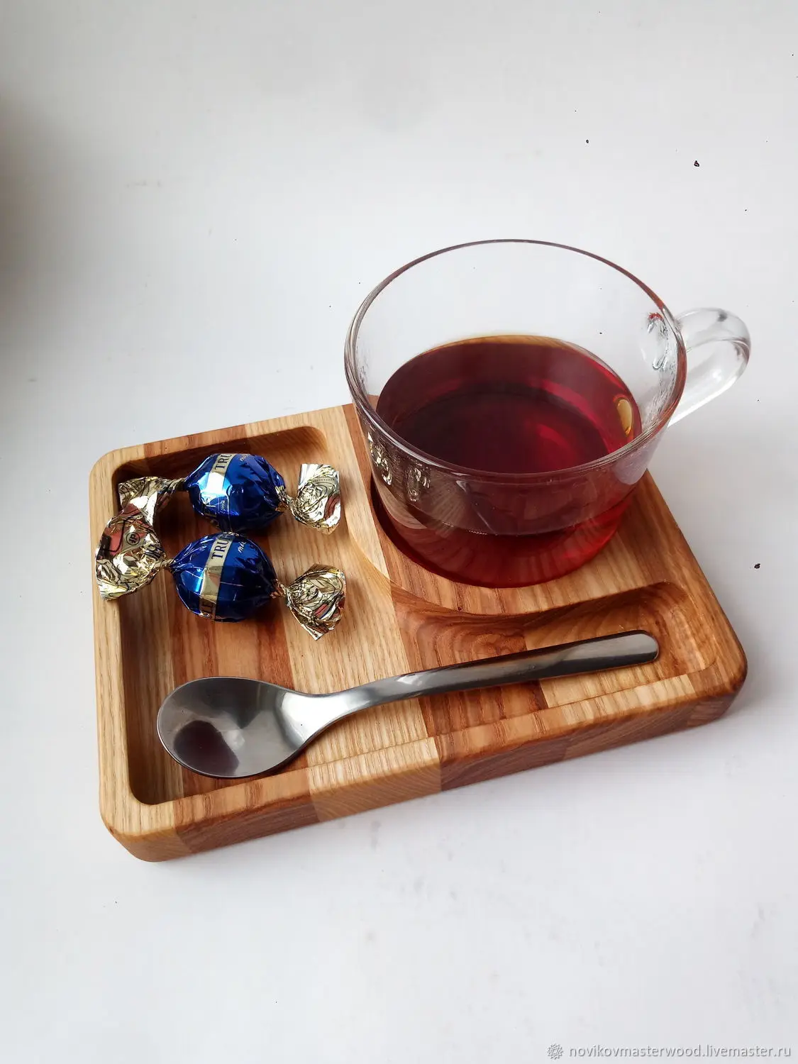 Custom Wooden Set Tea Coffee Trays Serving Tray Solid Wood Tea Coffee ...
