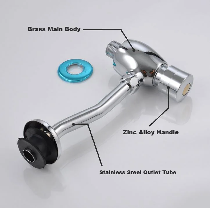 Push Button Self Closing Urinal Flush Valve Time Delay Self Closing Valve Urinal Flush Valve ...