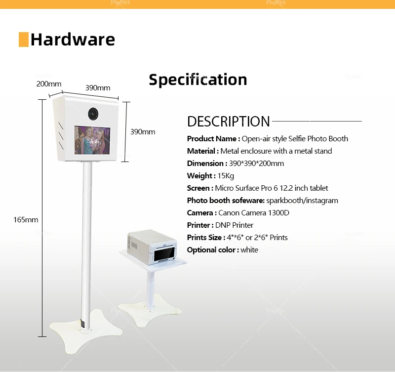 Photobooth Portable Selfie Digital Wedding Mini Photo Booth Machine ...