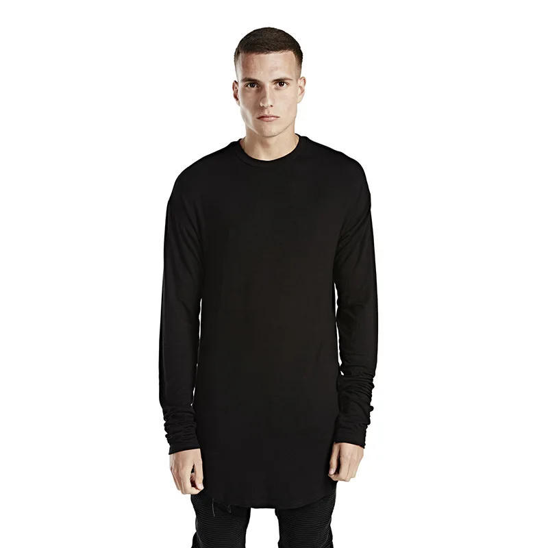 Shop Our High Quality Longline Curved Hem T-Shirt Men's Design