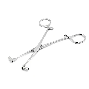 Stainless Steel 6" Septum Forceps Body Belly Navel Nose Ear Piercing ...