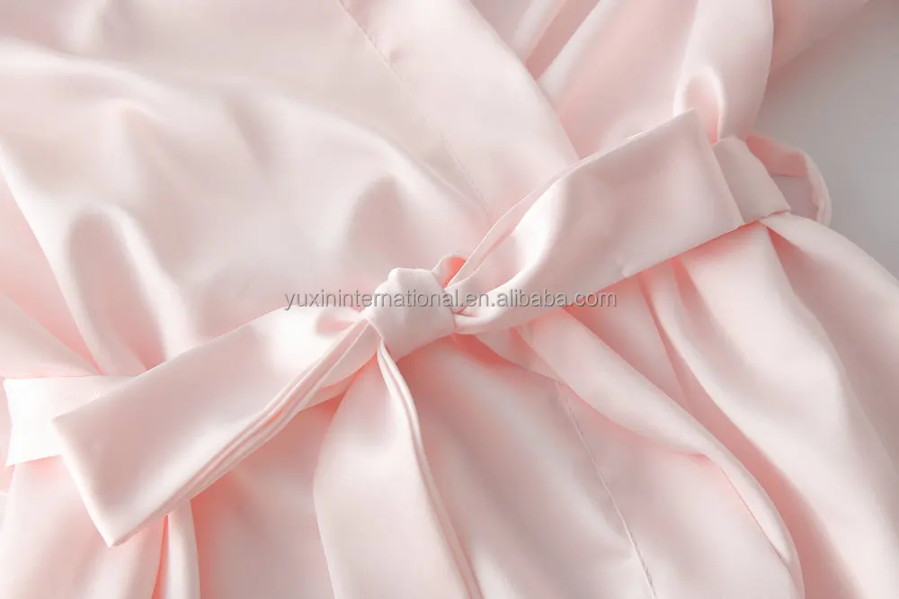 Soft Silk Satin Lace Bridal Robes Bride Silk Lace Bridesmaid Robes Plus ...