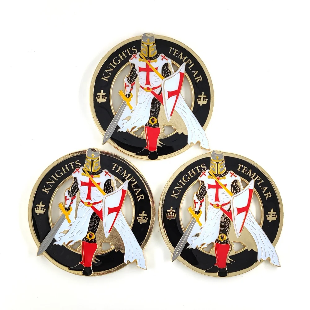 Alibaba.com: Knights Templar Sword Warrior 3 Inch Round Masonic Auto ...