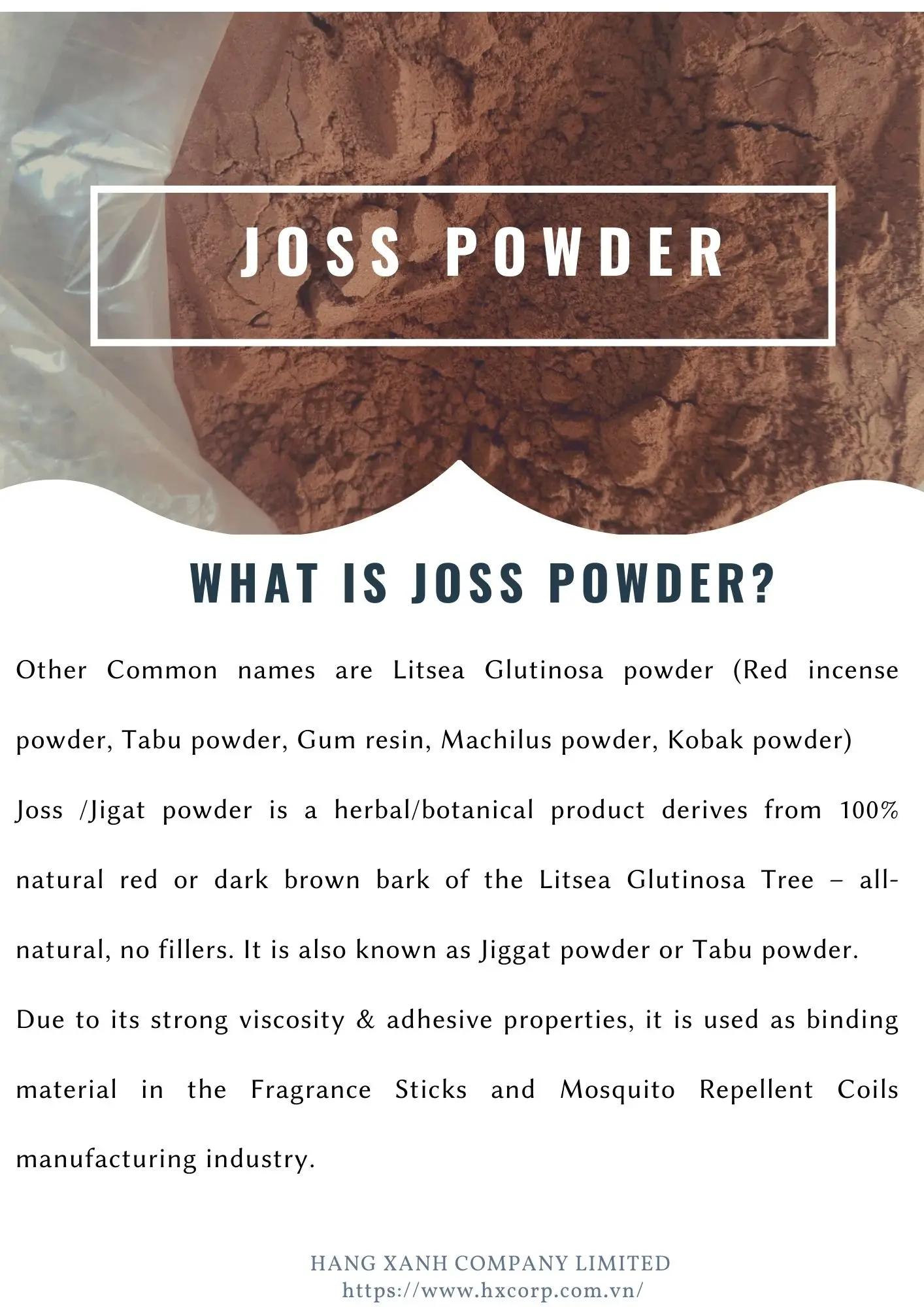 Natural Brown Joss Powder Vietnam 36 Cups Extra Joss Incense Burner ...