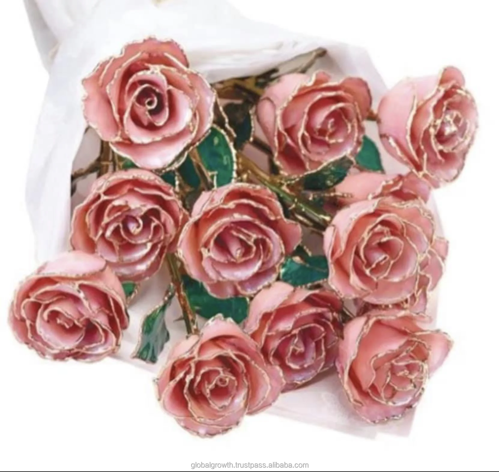 Gorgeous 24k Gold-dipped Natural Preserved Roses Are Incredible Gifts ...