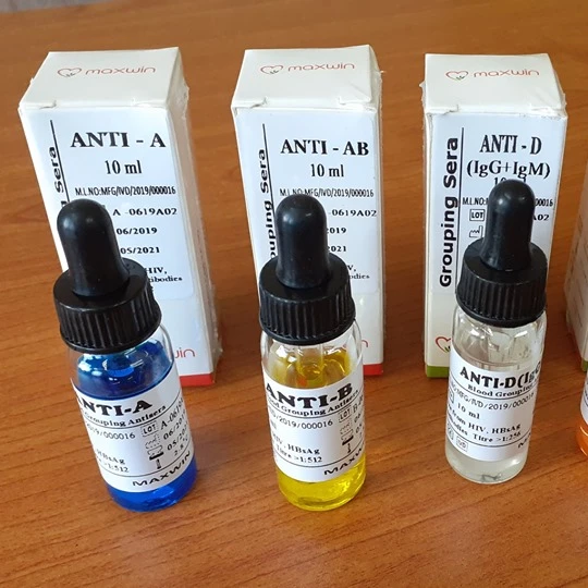 Contra ABO reactivos para antisueros fabricante de las exportaciones a ...