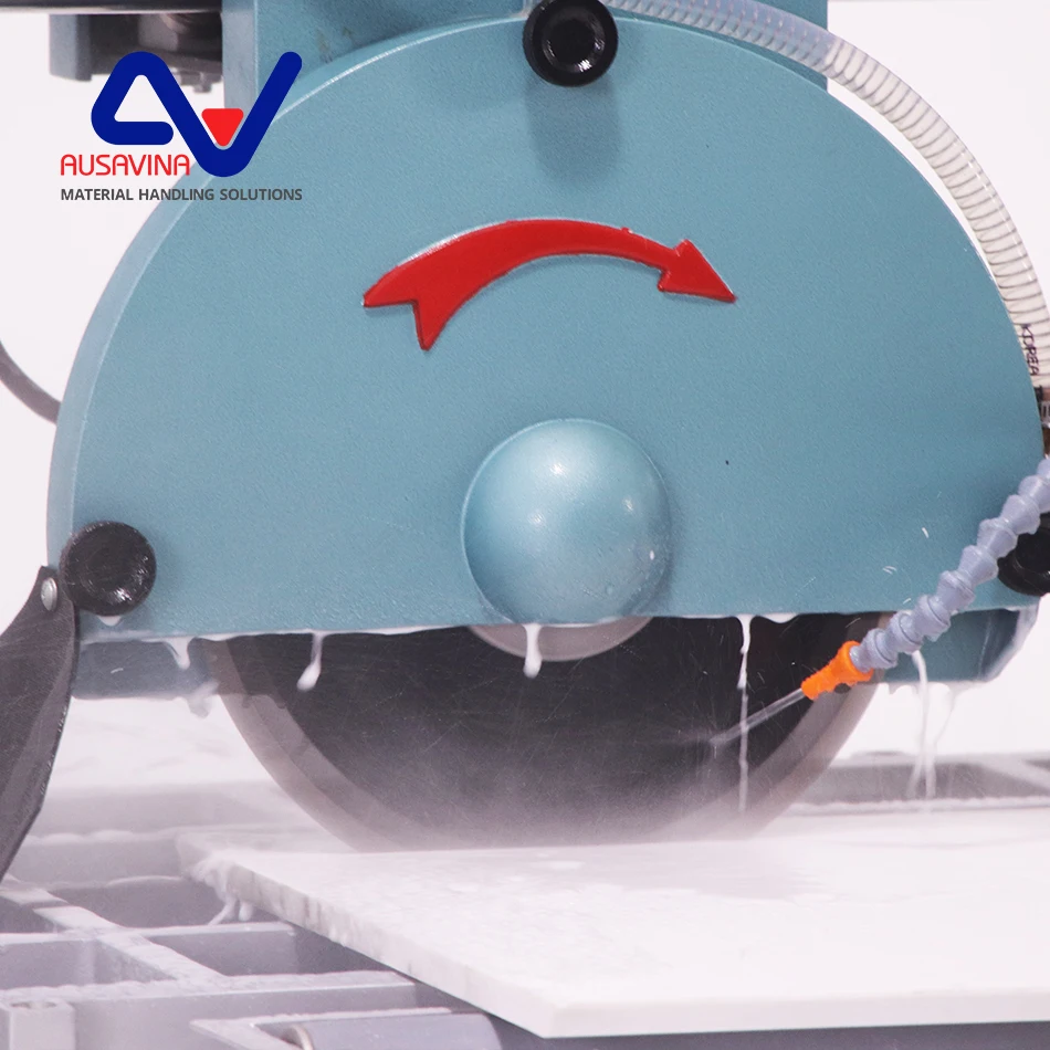 Ausavina stone wet saw machine for cutting 45 and 90 degree edge ...
