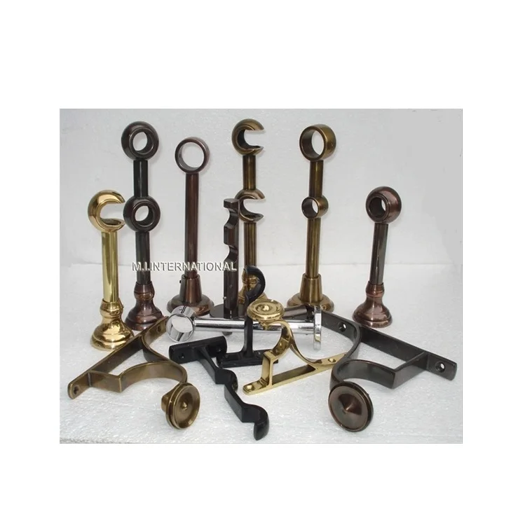 High Quality Side Mounted Rod Brackets Wall Mounted Curtain Rod Bracket ...