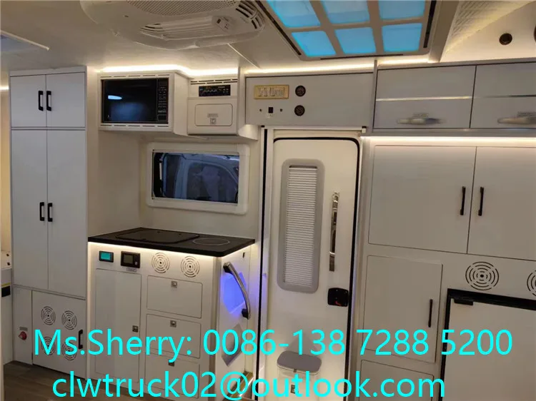 Outdoor Camping Motorhome Van Box Rv Caravan Luxury Decorated Shell For ...