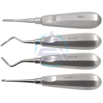 Oral Surgery Instruments Apical Elevator Set Of 4 | Dental Orthodontic ...