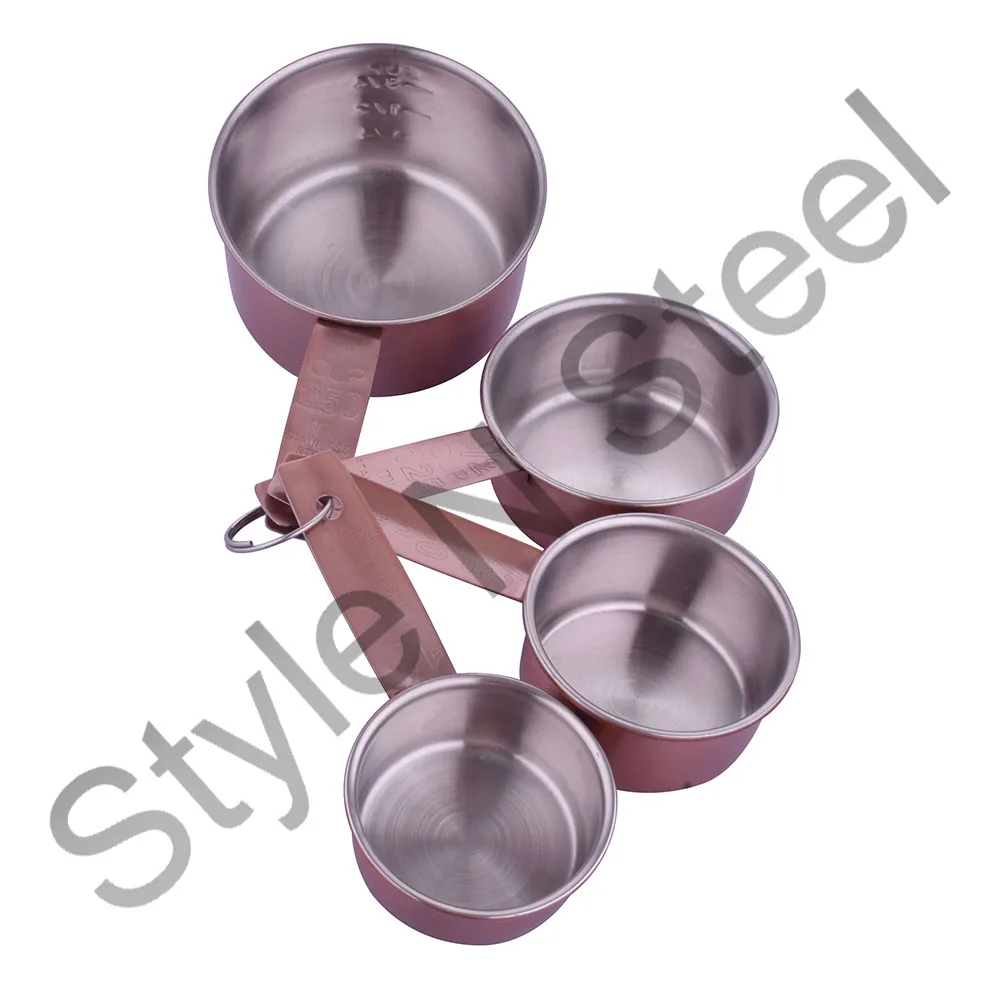 Stainless Steel Cup Spoon for Baking Tea Coffee Kitchen Measuring Cup ...