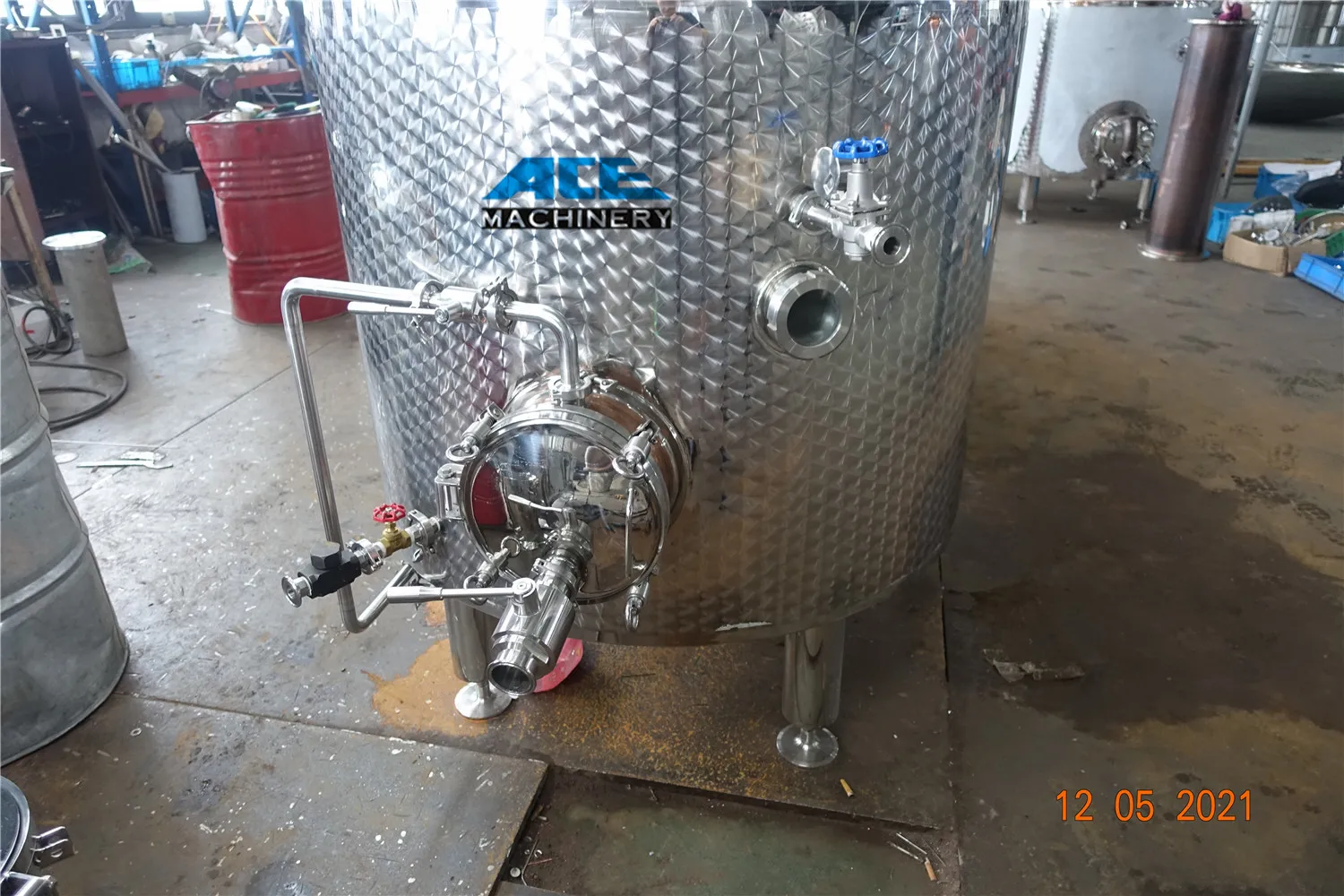 100l-5000l Rose Water Distilling Line Alembic Copper Distillation ...