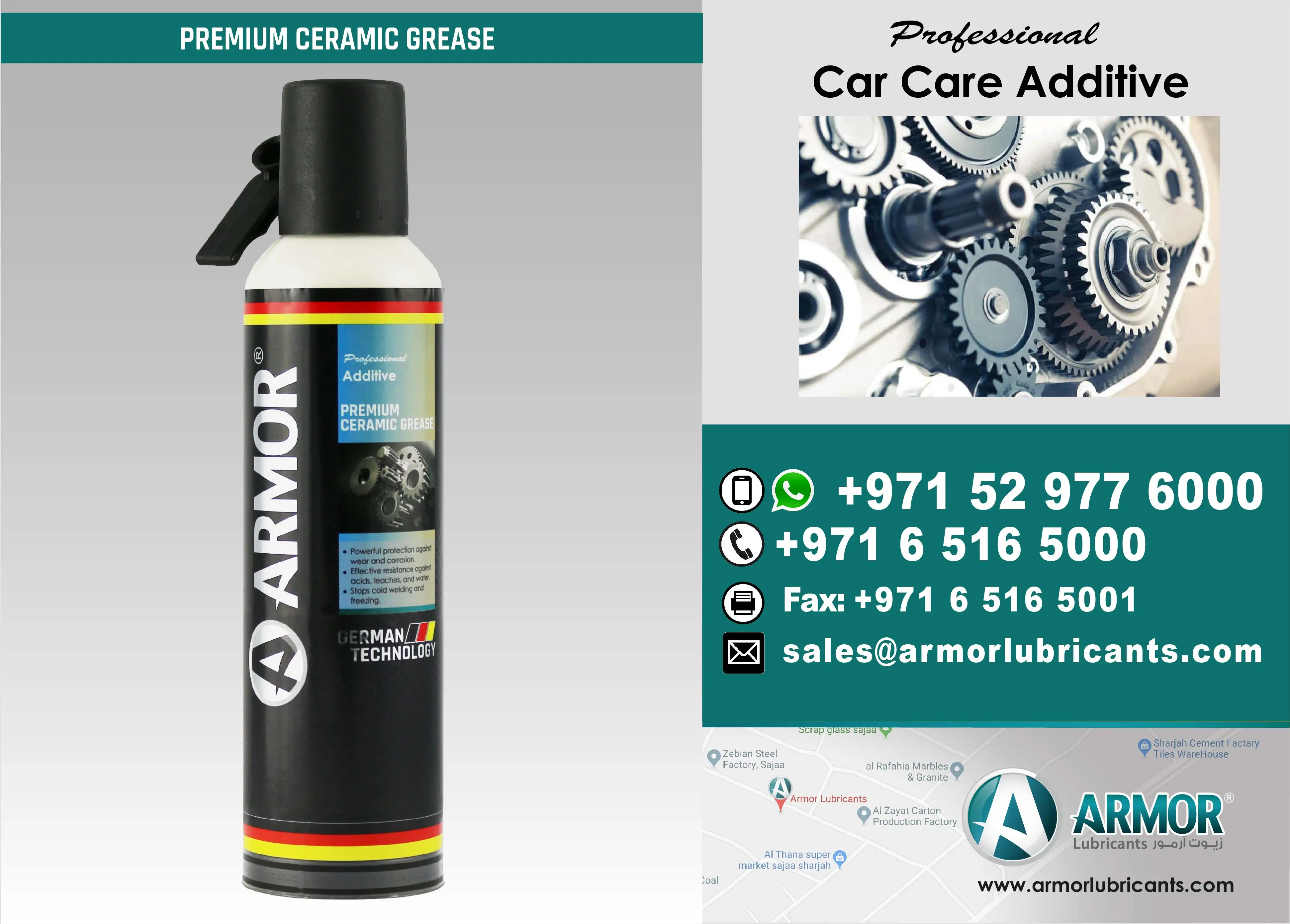 Armor Premium Ceramic Grease - Silent & Durable Protection