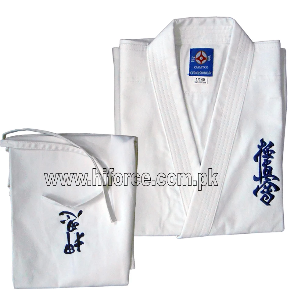 Custom Logo Top Quality Cotton Kyokushin Karate Uniform Ichigeki Dogi ...