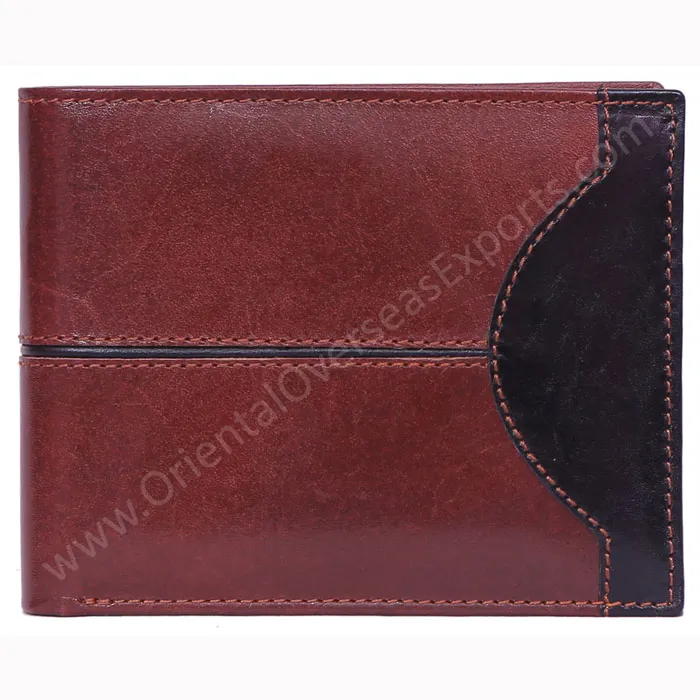 Custom Logo Branded Men Leather Wallets Rfid Protected Custom Embossed ...