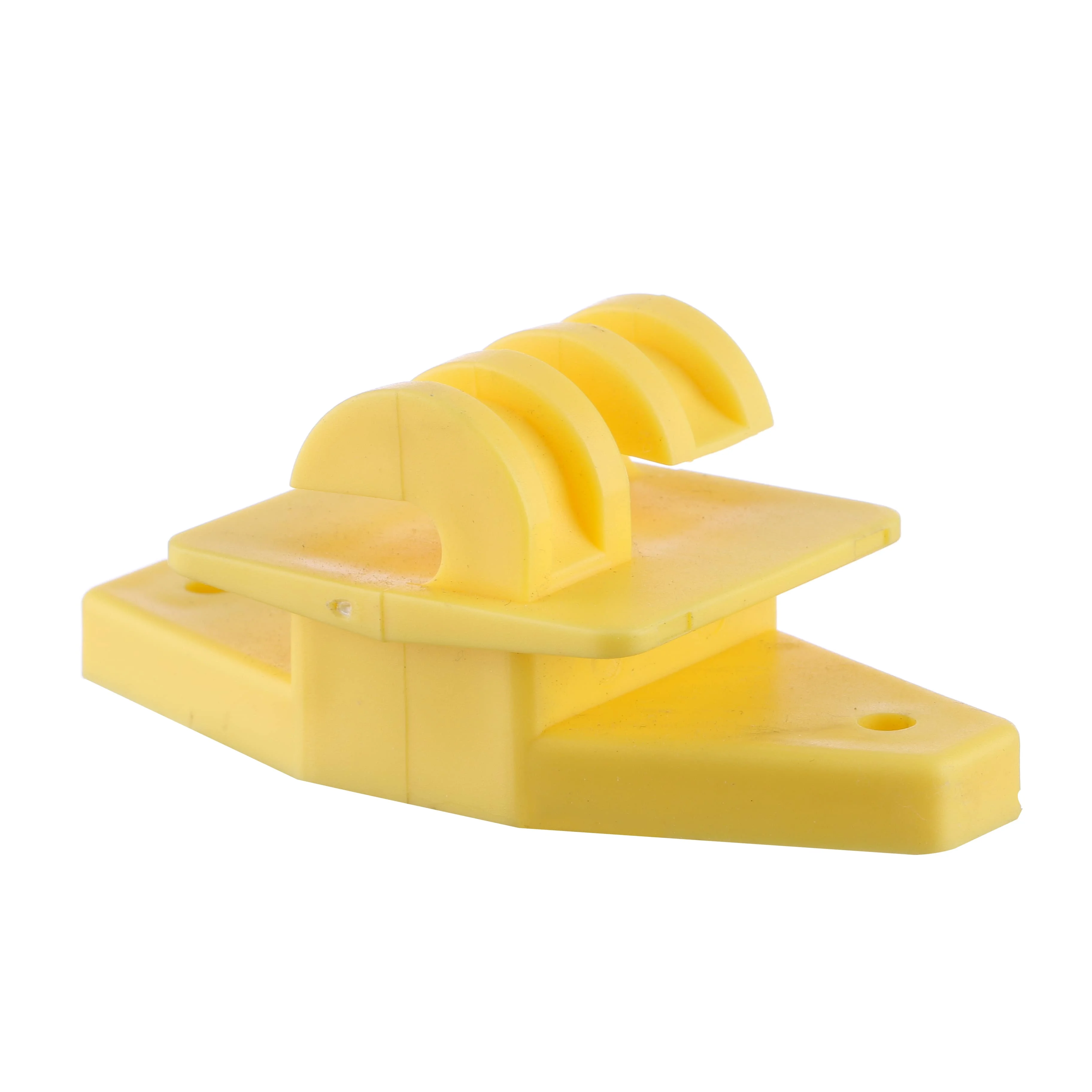 Electric Fencing Wood Post Wide Jaw Claw Insulator - PP Material