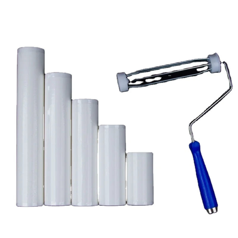 Hot Sell 4inch Pe Cleanroom Washable Lint Cleaning Sticky Roller For ...