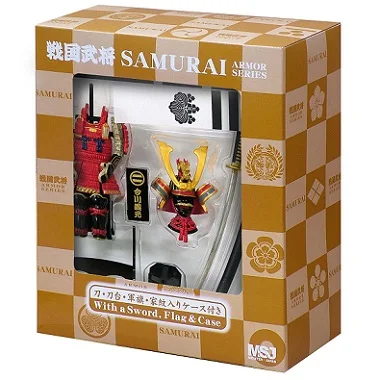 Japanese samurai armor figure toy figure display cases souvenir samurai ...