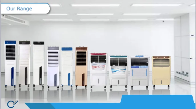 Two Stage Evaporative Stirling Honeycomb Air Cooler With Wheels Easy To ...