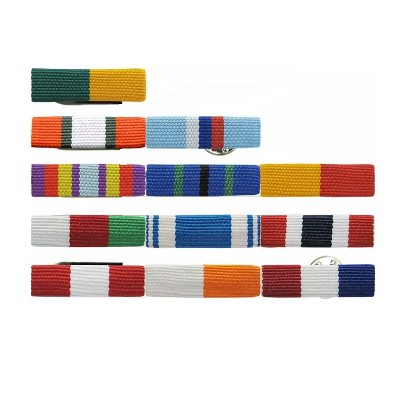 Custom Serviceman Award Medal Pin Stud Ribbon Bar - Buy Medal Ribbon ...