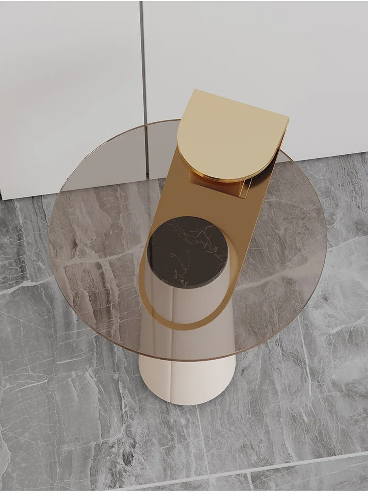 Xingtuo Glass Teapoy Design Living Room Furniture Modern Console Tea ...