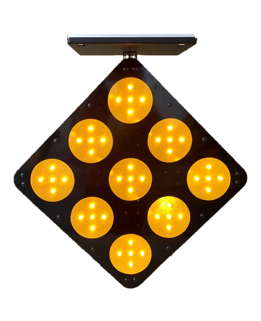 Solar Sunflower Flashing Warning Light - SASO Certified