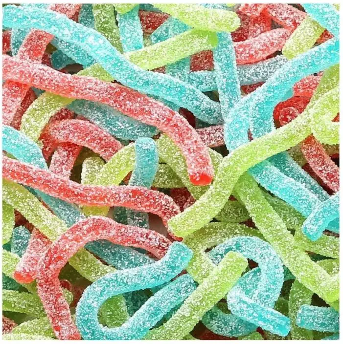 Haribo Gummy Candy Z!NG Sour Spaghetti 5-Ounce Bags (pack of 12)