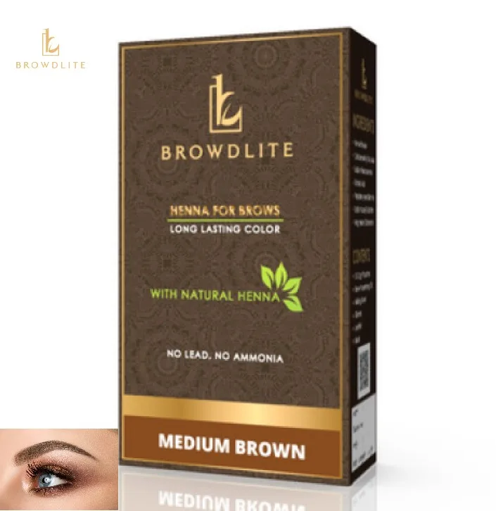 Global Certified Product Henna Brow Tint Eyebrow Kit With Brow Long ...