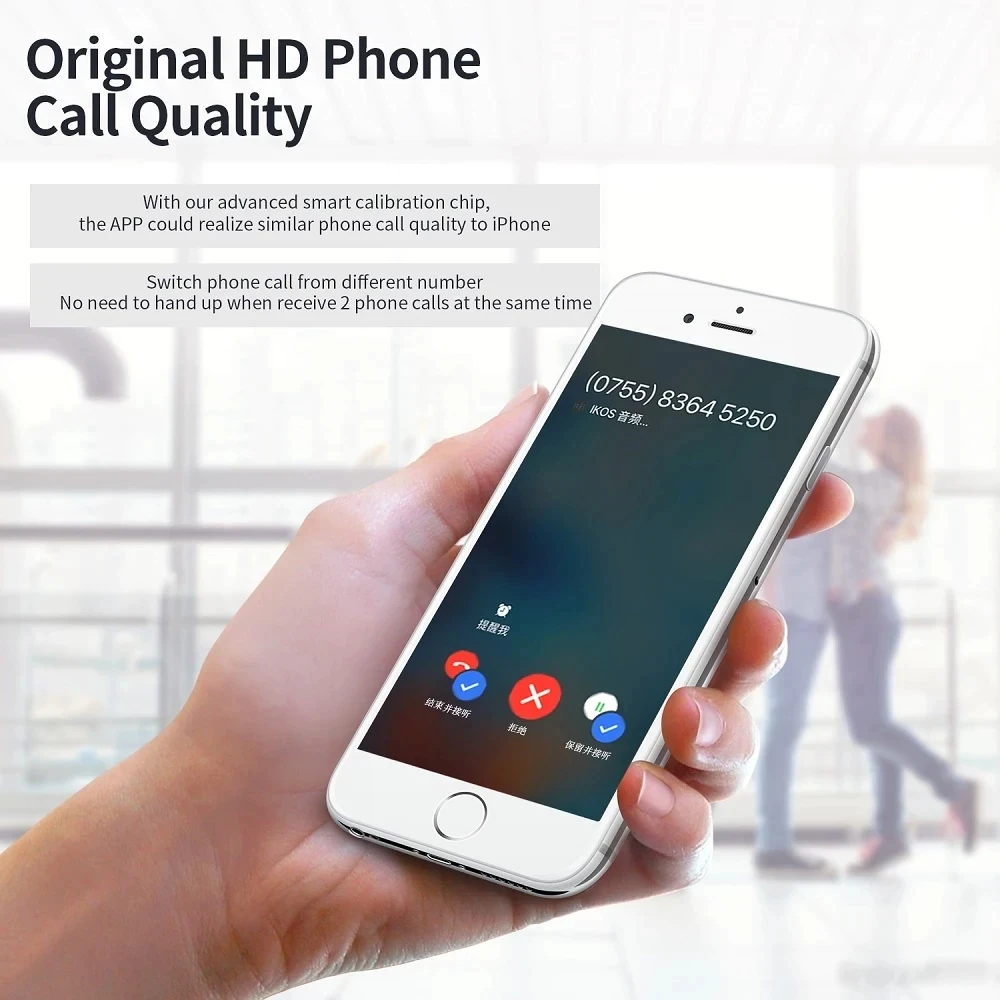IKOS W3600 4G Dual SIM Adapter for iPhone & Android - Compatible with ...