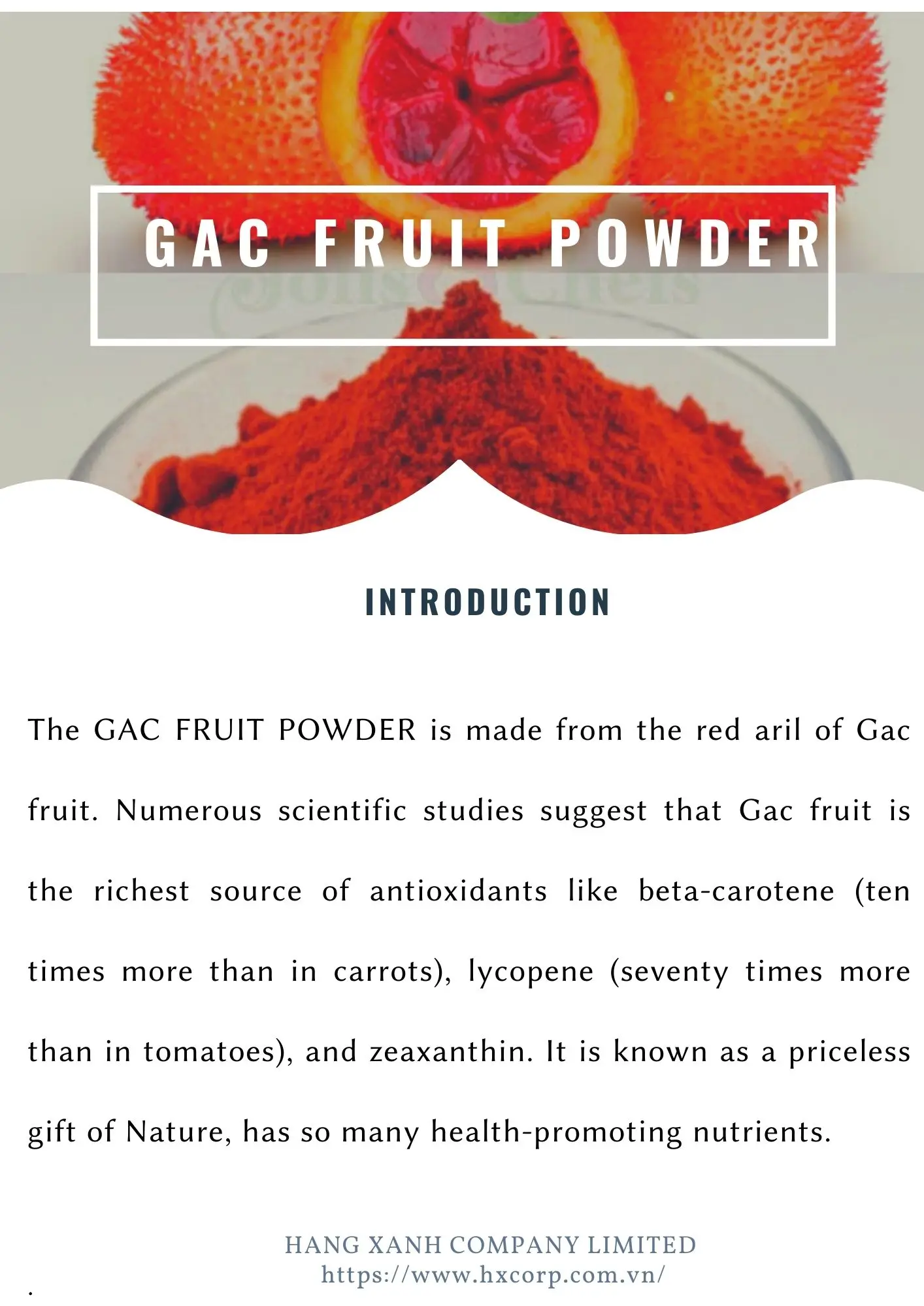 Gac Fruit Powder 100% Pure Natural Organic Extracted Gac Fruit Hot Sale ...