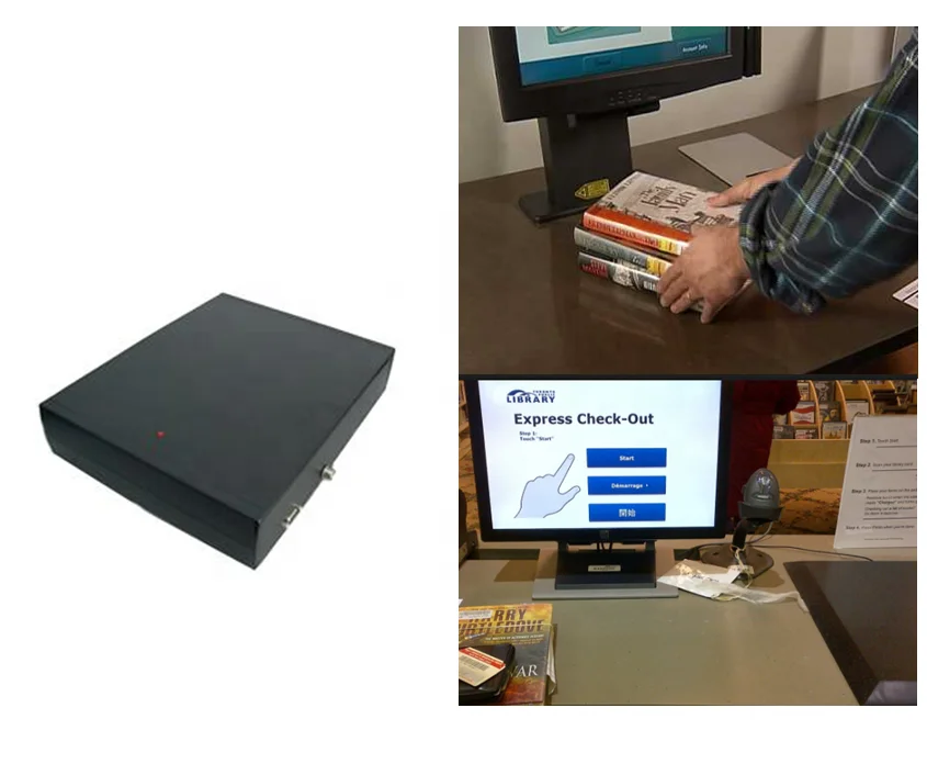 Bigger UHF RFID Card Tag Encoder Desktop Reader Jewelry Inventroy ...