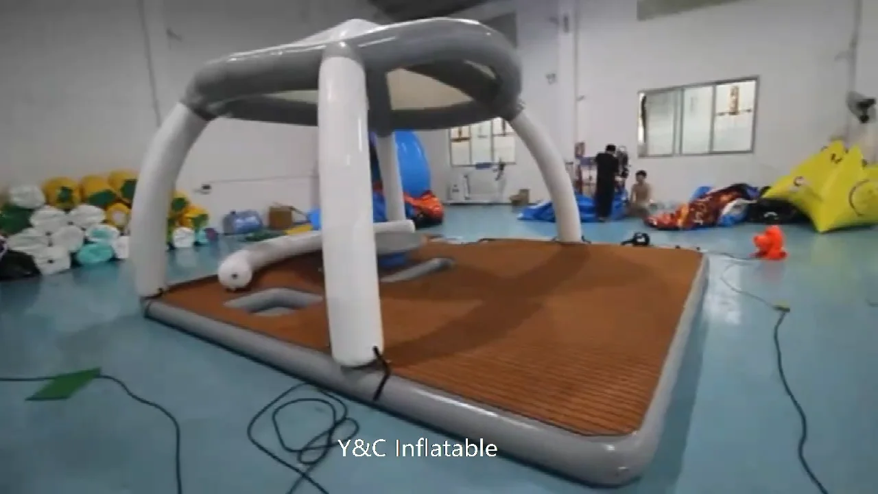 Guangzhou Raft Dock Air Mat Jet Ski Platform Floating Inflatable Dock ...