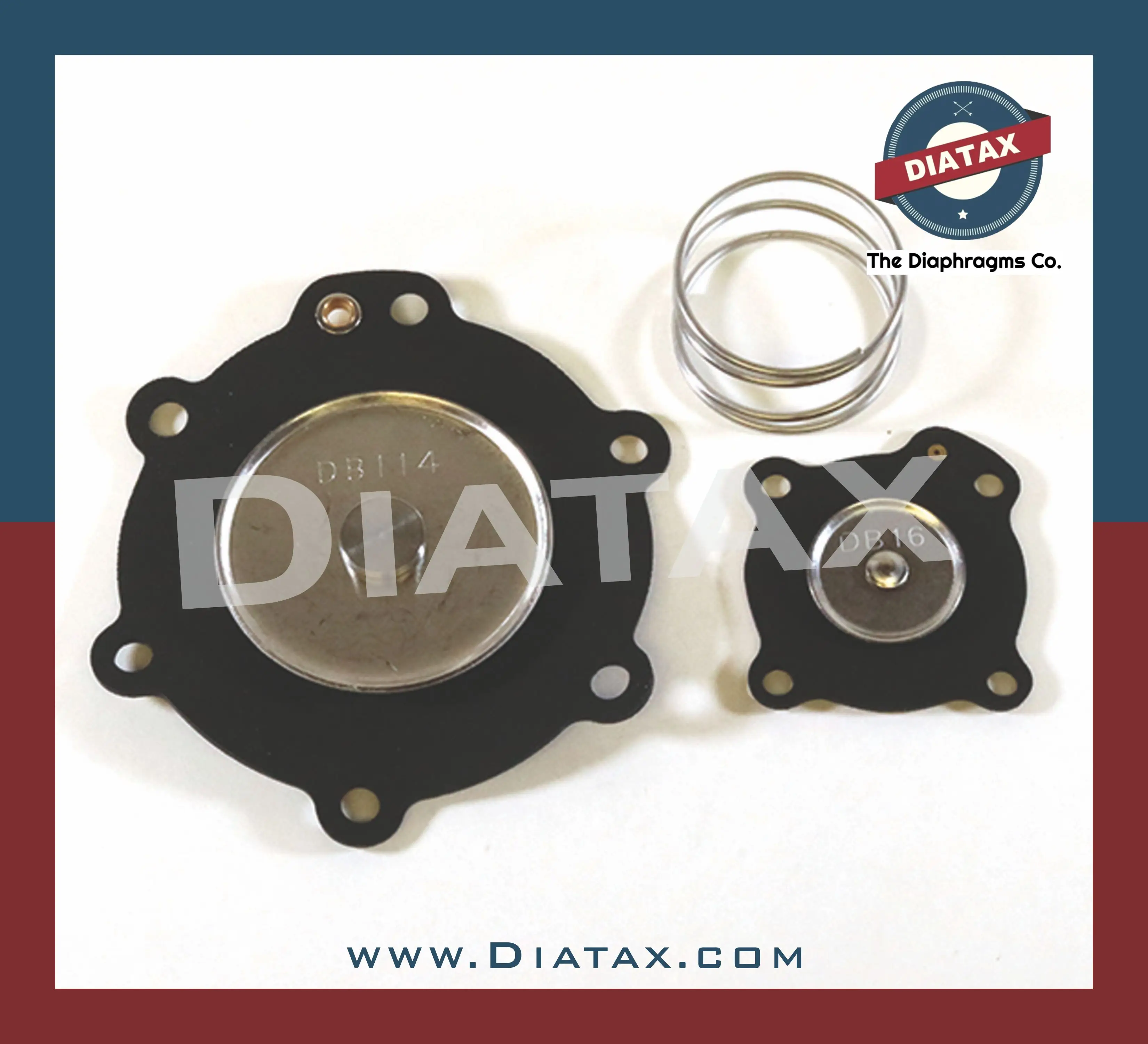 Mecair DB112 Pulse Jet Valve Diaphragm Membrane 1.5 Inch