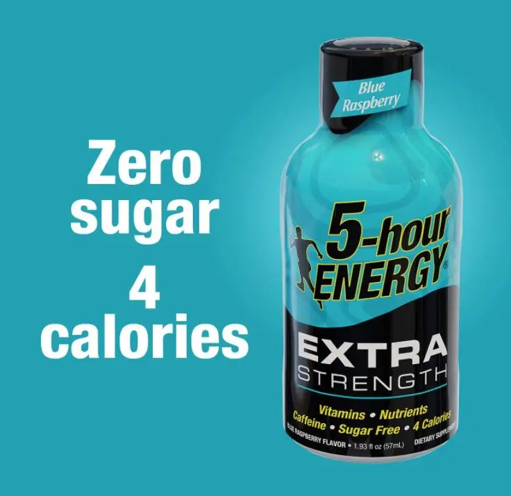 5-hour ENERGY Shot Extra Strength Blue Raspberry 1.93 Ounce (pack of 24)