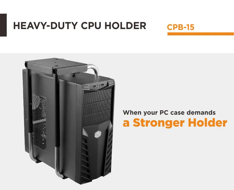 Heavy-Duty CPU Holder Under Desk Computer Mount - Adjustable & Durable ...