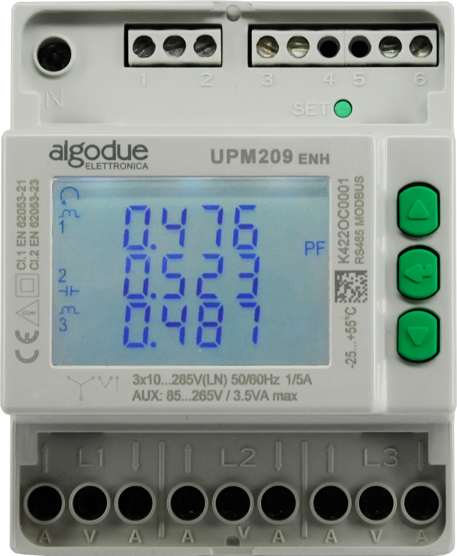 Algodue UPM209RGW Modbus Meter - Precision & Versatility
