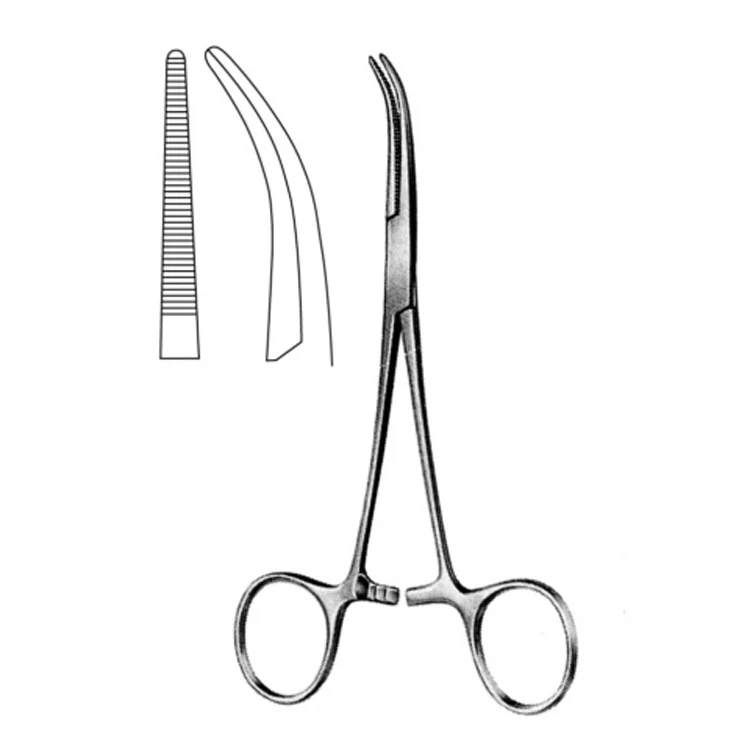 Curved Surgical Artery Clamp Dandy Forceps 14cm/5 1/2" - Buy Curved ...