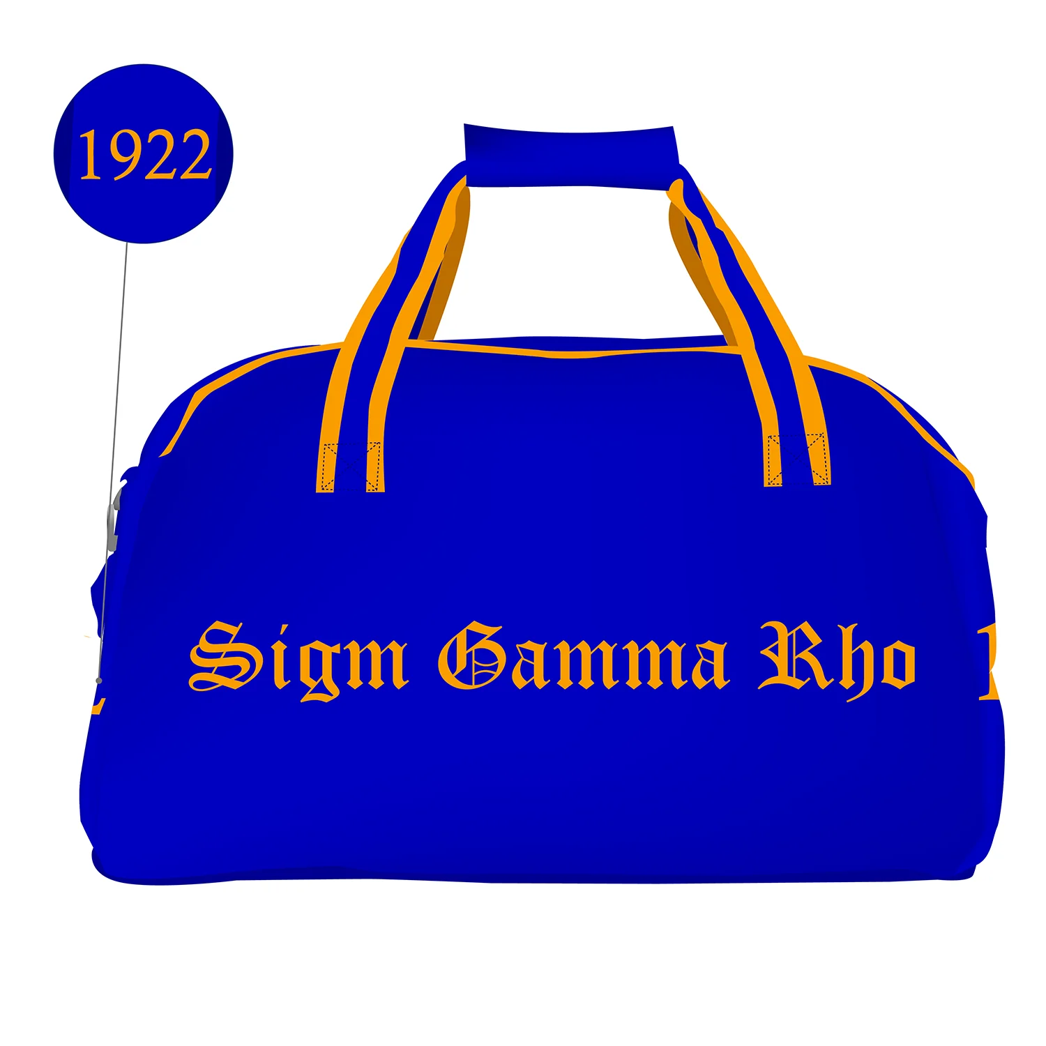 Sigma Gamma Rho Duffle Bag - Unisex Genuine Leather Travel Bag