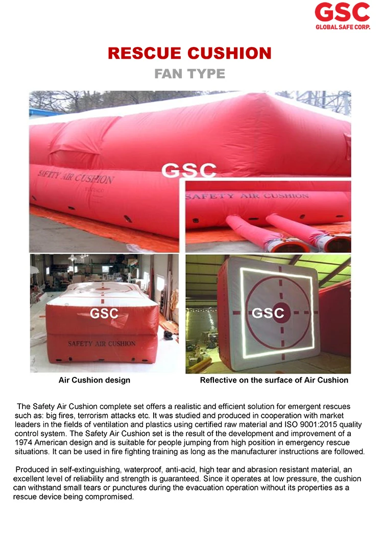 Emergency Safety Rescue Cushion - Fan Type - Buy Emergency Safety Fire ...