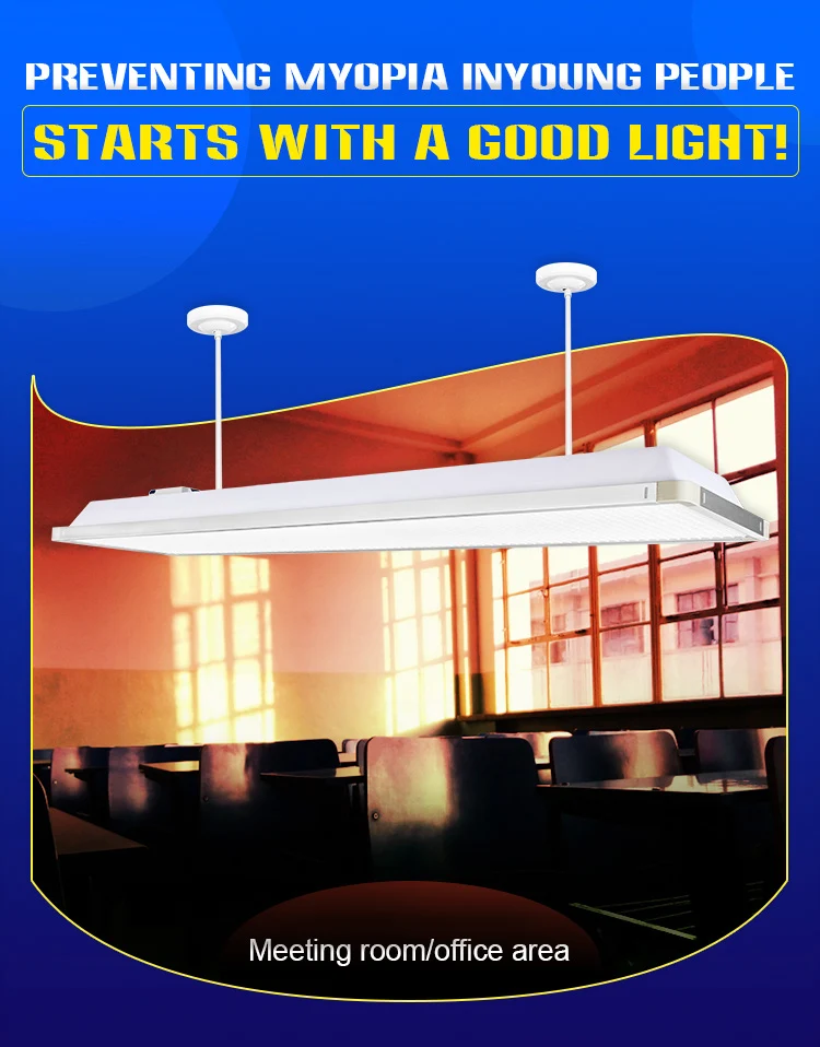 LED Classroom Lights - Eye Protection & Efficient Illumination