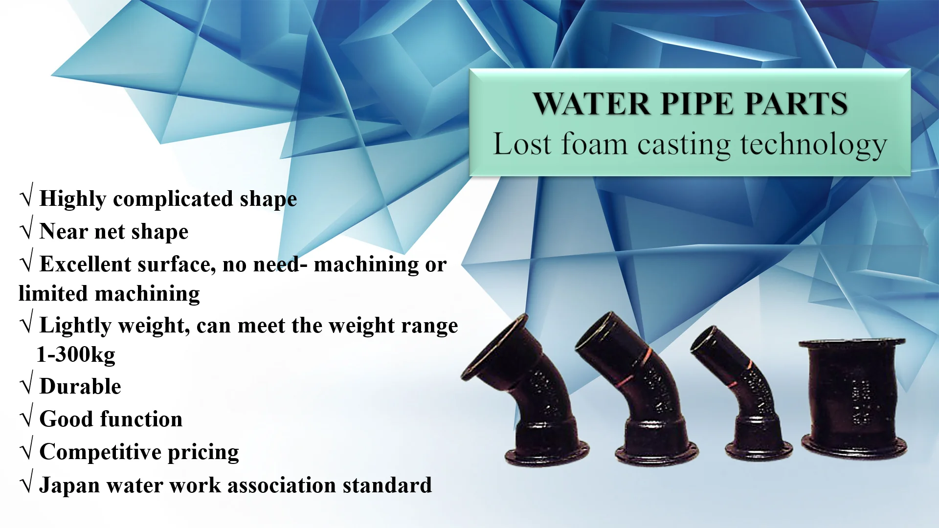 High Quality Nodular Cast Iron Water Pipe Fitting Manufacturer Product ...