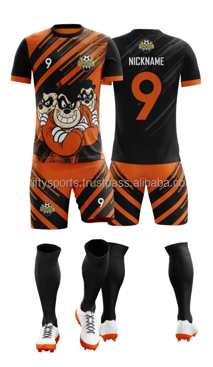 Custom Made Soccer Uniform For Men's Unisex Sublimation Soccer Kits ...